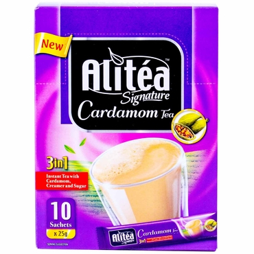 Alitea Signature Cardamom Tea 3 in 1 10 Sachets x 25 gm