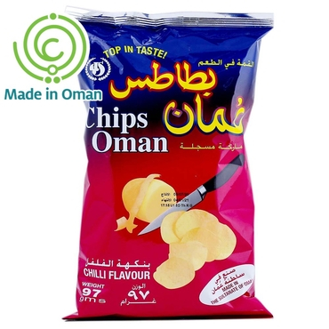 Chips Oman Chilli Flavour 97gm