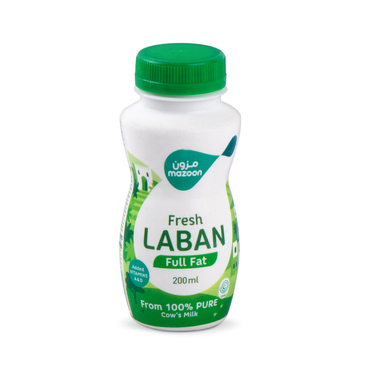 Mazoon Fresh Laban Full Fat 200 ml