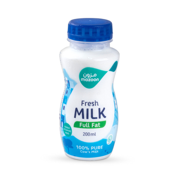 Mazoon Fresh Milk Full Fat 200 ml